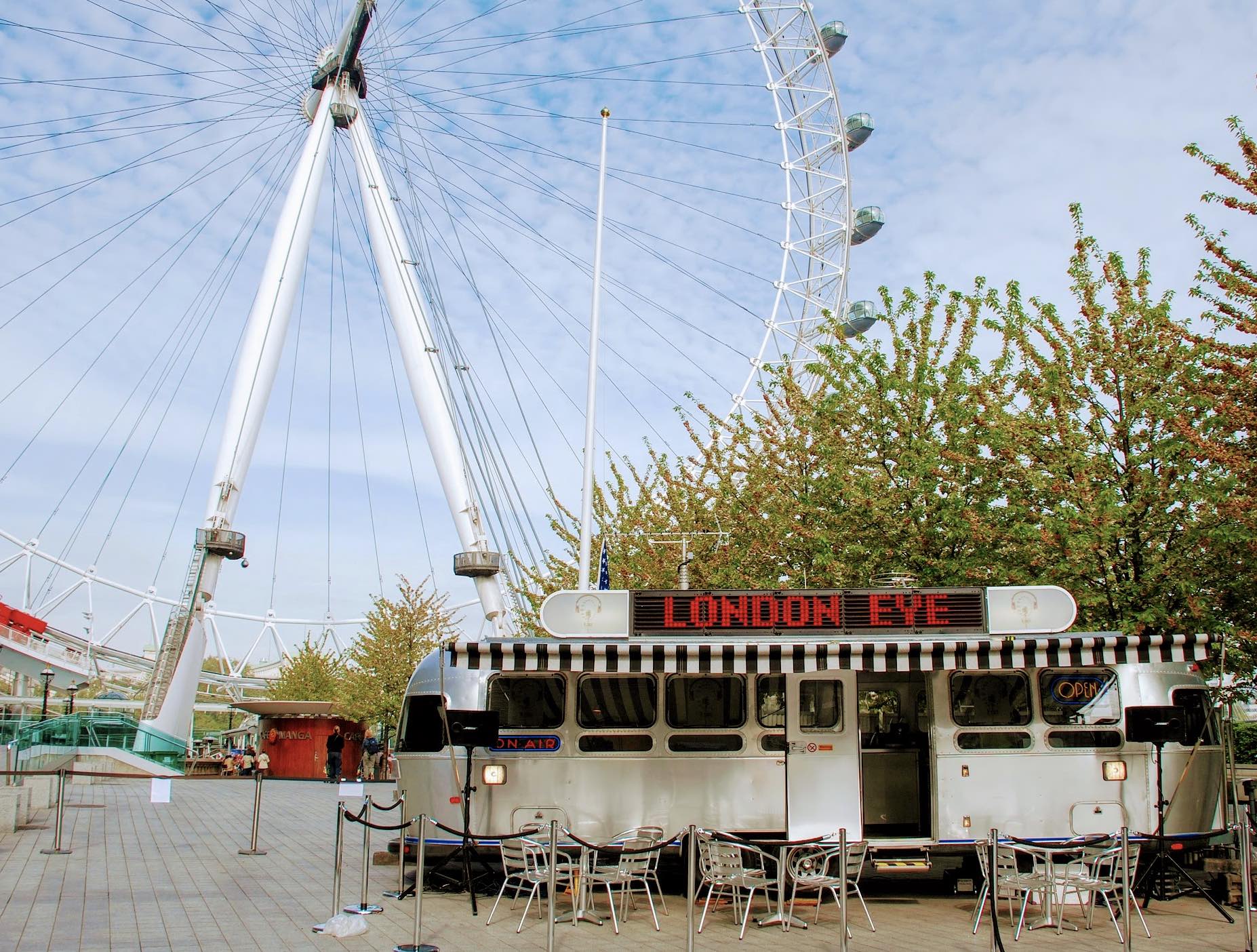 airstream radio trailer london eye - Vintage Airstreams
